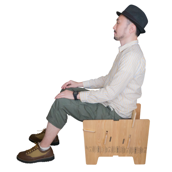 PANEL CHAIR :D | YOKA＜ヨカ＞ ゆったりと時間を味わうための、アウトドアプロダクト